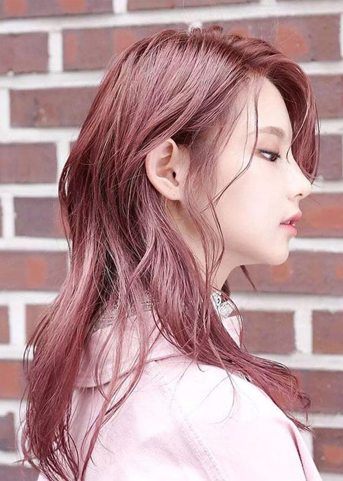 【13+】Mẫu Nhuộm Tóc Nâu Hồng Dễ Thương Nhất Thập Kỷ Qua