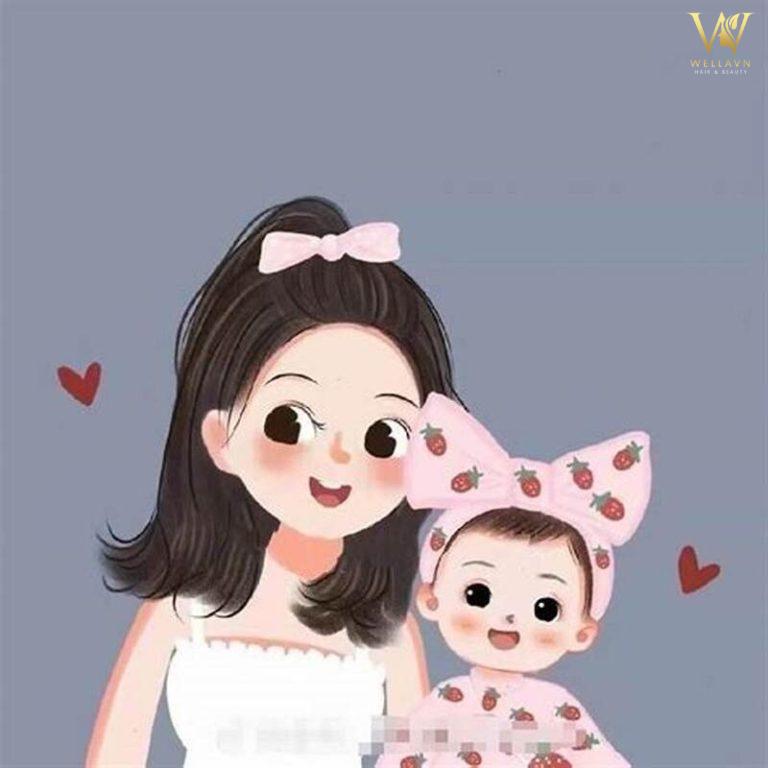 1001 Hình Ảnh Mẹ Và Con Gái Hoạt Hình Đáng Yêu [Miễn Phí]